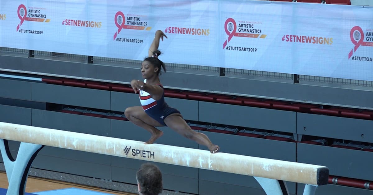 WATCH: Simone Biles in training