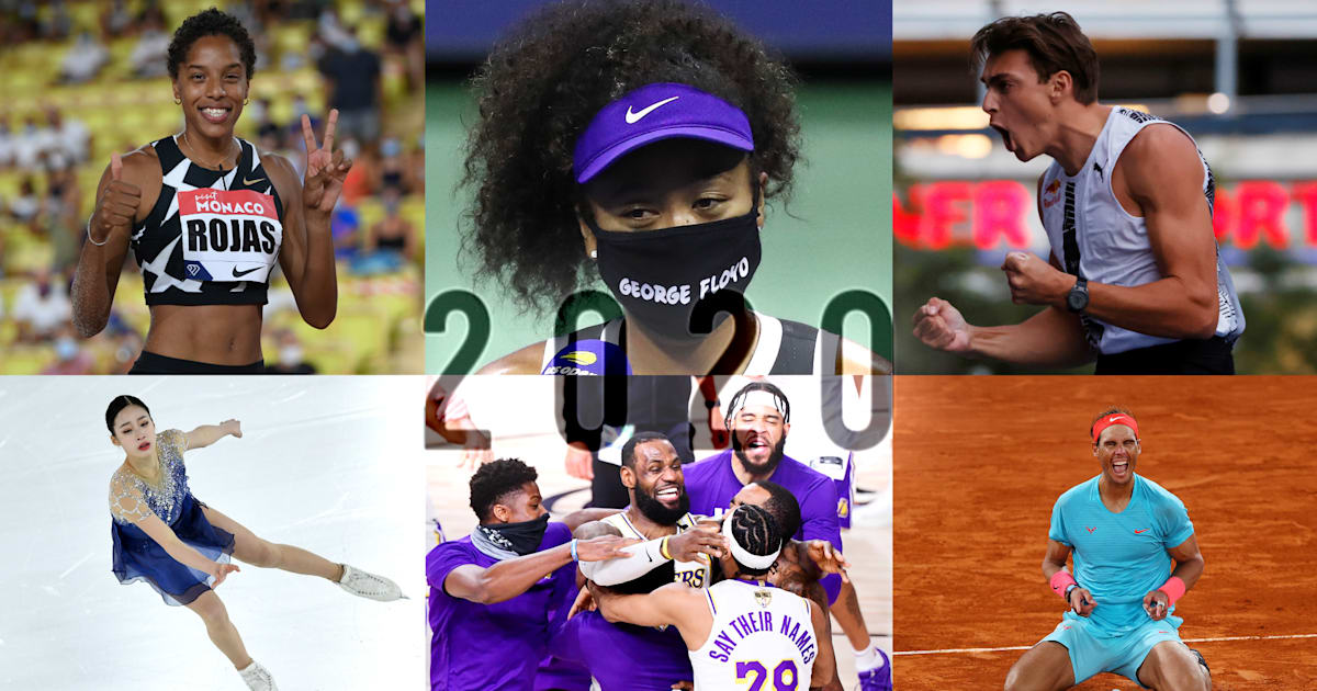 Look back on the headlines from 2020, a unique year in sport
