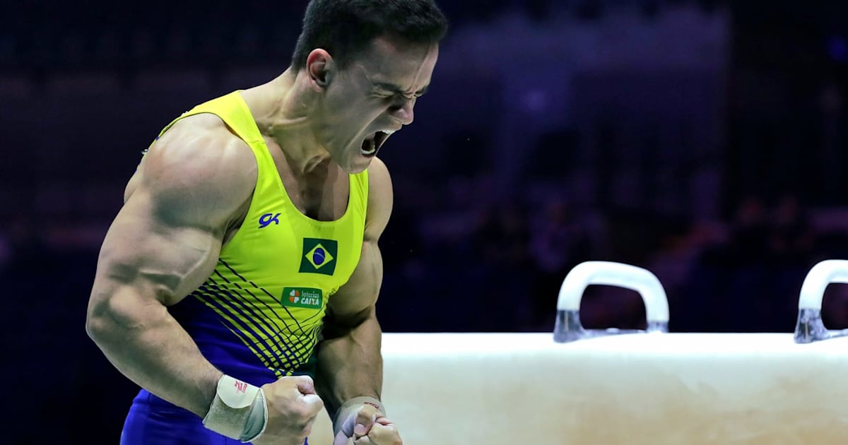 Caio Souza brilha e vence individual geral do Pan-Americano de Ginástica Artística 2024