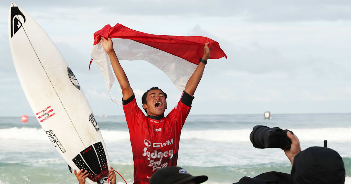 Indonesian surfer Rio Waida on Olympic experience, reaching the top ...