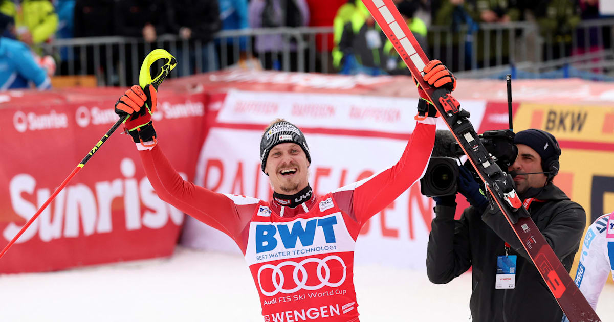 Alpine ski World Cup 23/24: Manuel Feller snatches third slalom win of ...