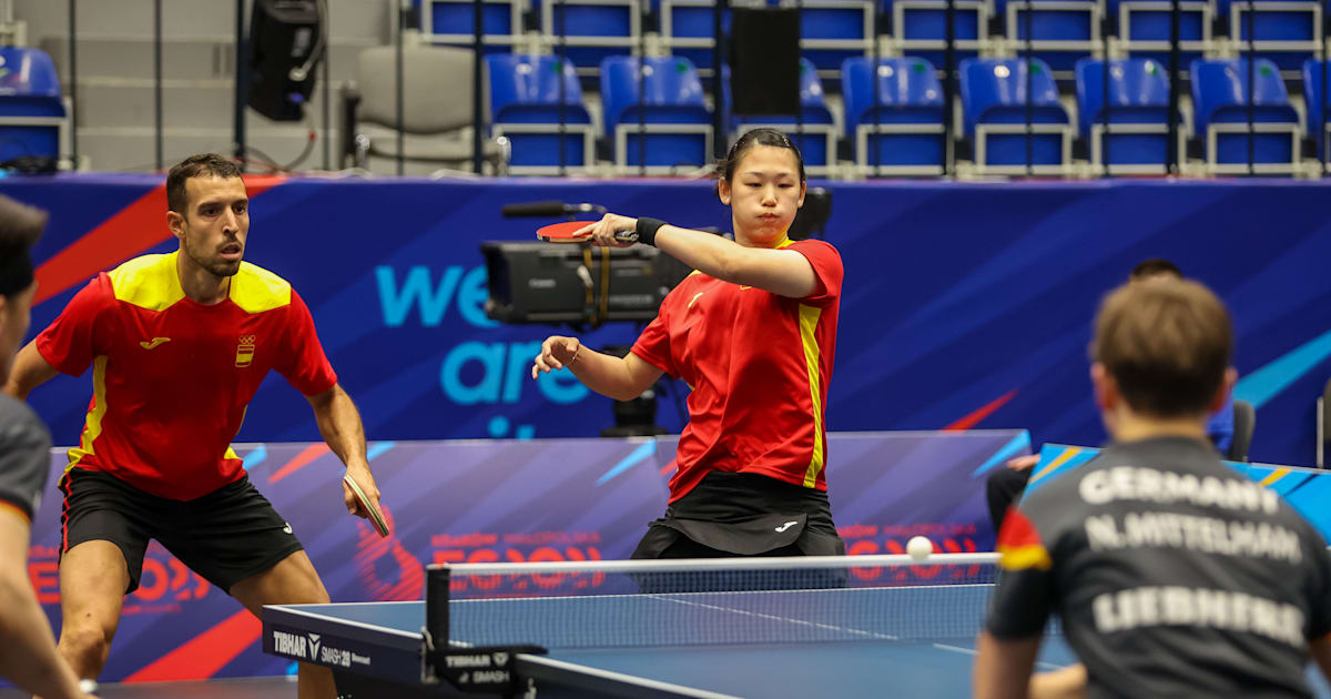Tenis de mesa · María Xiao y Álvaro Robles obtienen una cuota olímpica en dobles mixto para ...