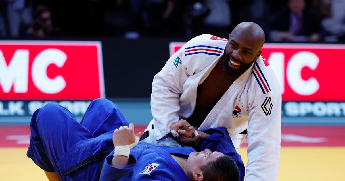 Teddy Riner clinches record eighth Paris Grand Slam judo triumph