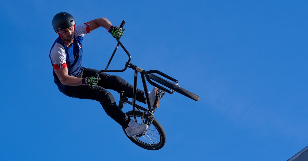 Olympic Qualifier Series Shanghai BMX Freestyle final: Anthony Jeanjean ...