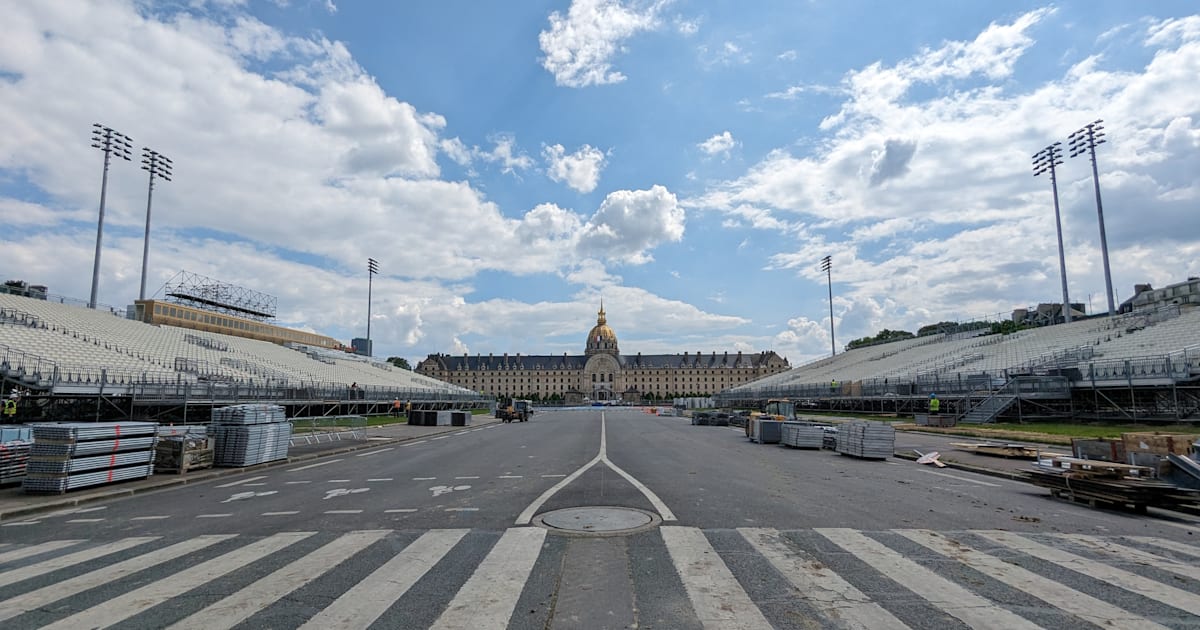 Iconic Paris landmarks are getting ready to shine for the Olympic Games