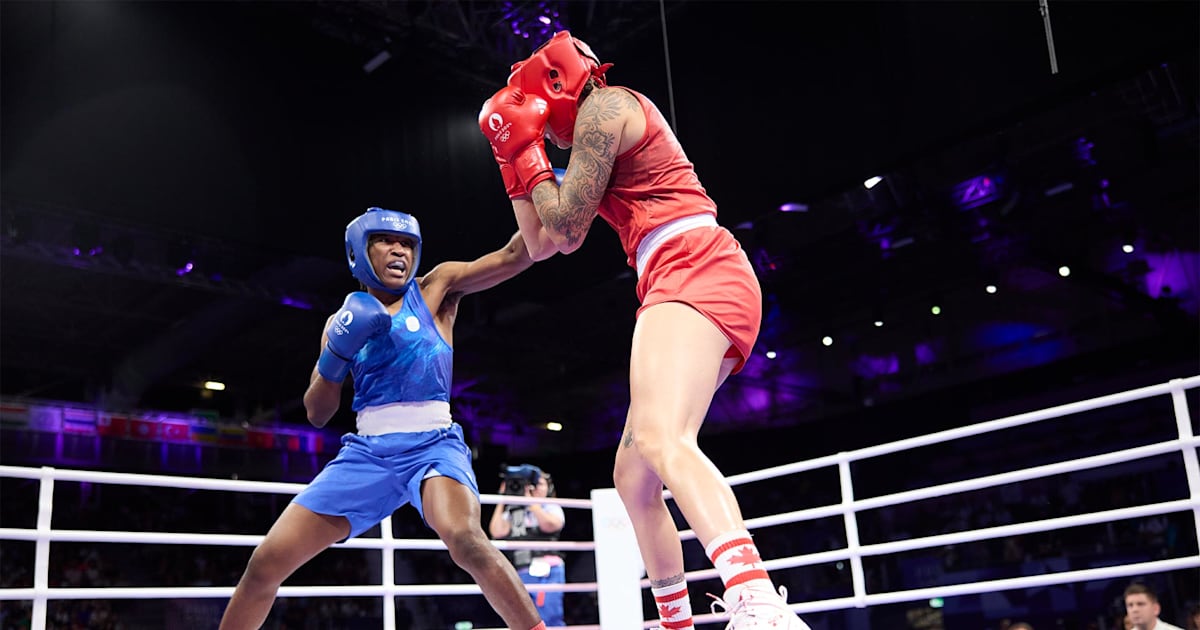Refugee athlete Cindy Ngamba achieves first win at Paris 2024