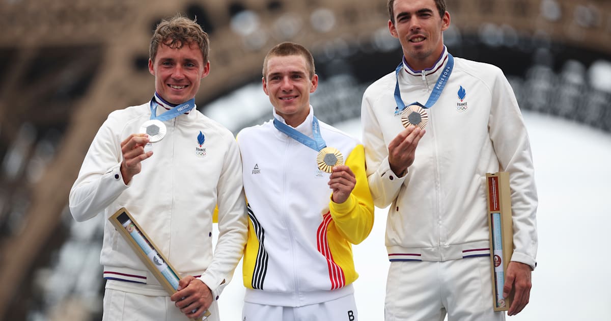 JO de Paris 2024 | Cyclisme sur route : Victoire historique d’Evenepoel ...