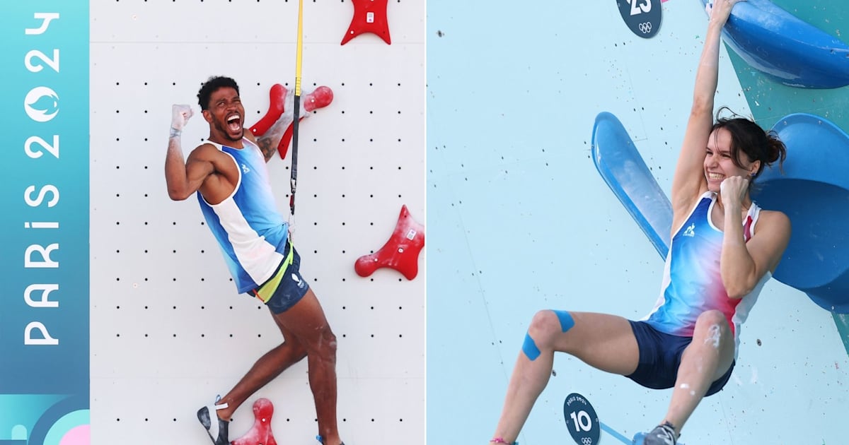 JO de Paris 2024 | Escalade : Top départ d’Oriane Bertone en combiné ...