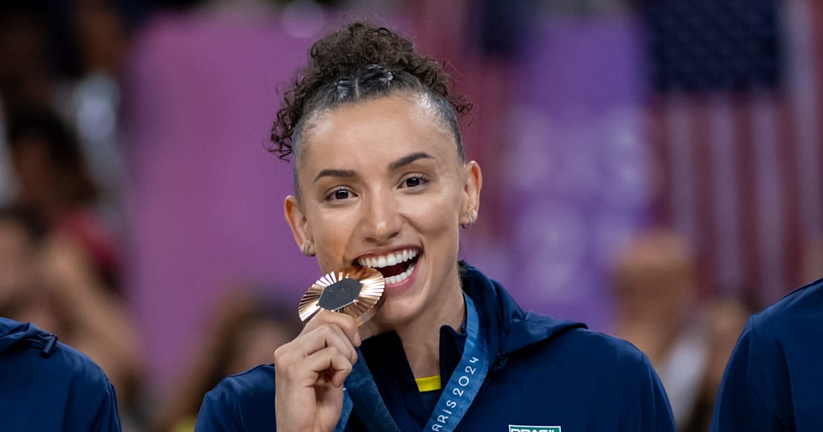 Gabi é eleita para 'time dos sonhos' do torneio feminino de vôlei dos ...
