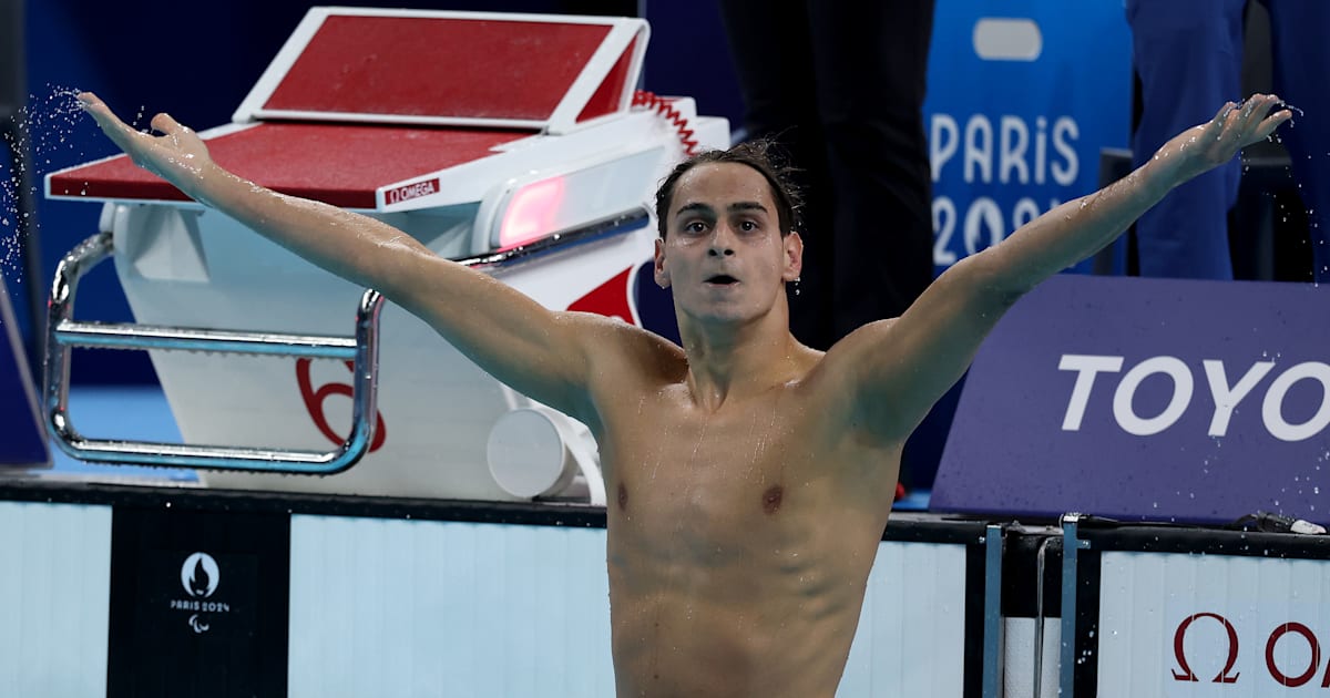 Jeux Paralympiques de Paris 2024 | Para natation - Ugo Didier, médaillé ...