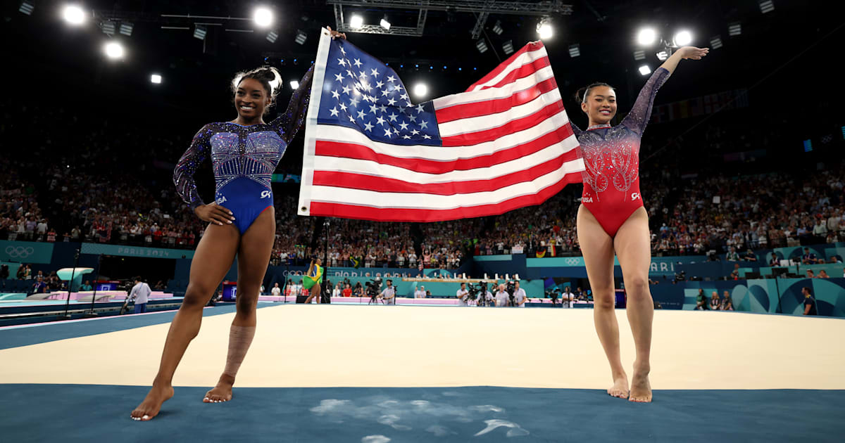 Paris 2024 gymnastics: Stars-studded stands wowed as Simone Biles and ...