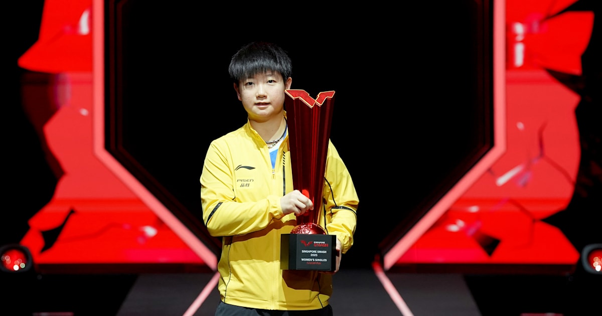 Table tennis, WTT Singapore Smash 2025: Sun Yingsha and Lin Shidong ...