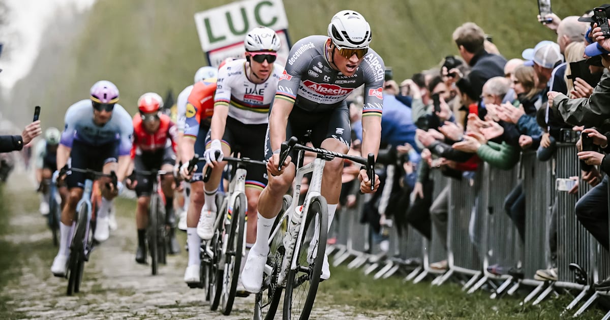 Ciclismo · Paris-Roubaix 2025: Mathieu van der Poel gana su duelo con Tadej Pogacar y se ...