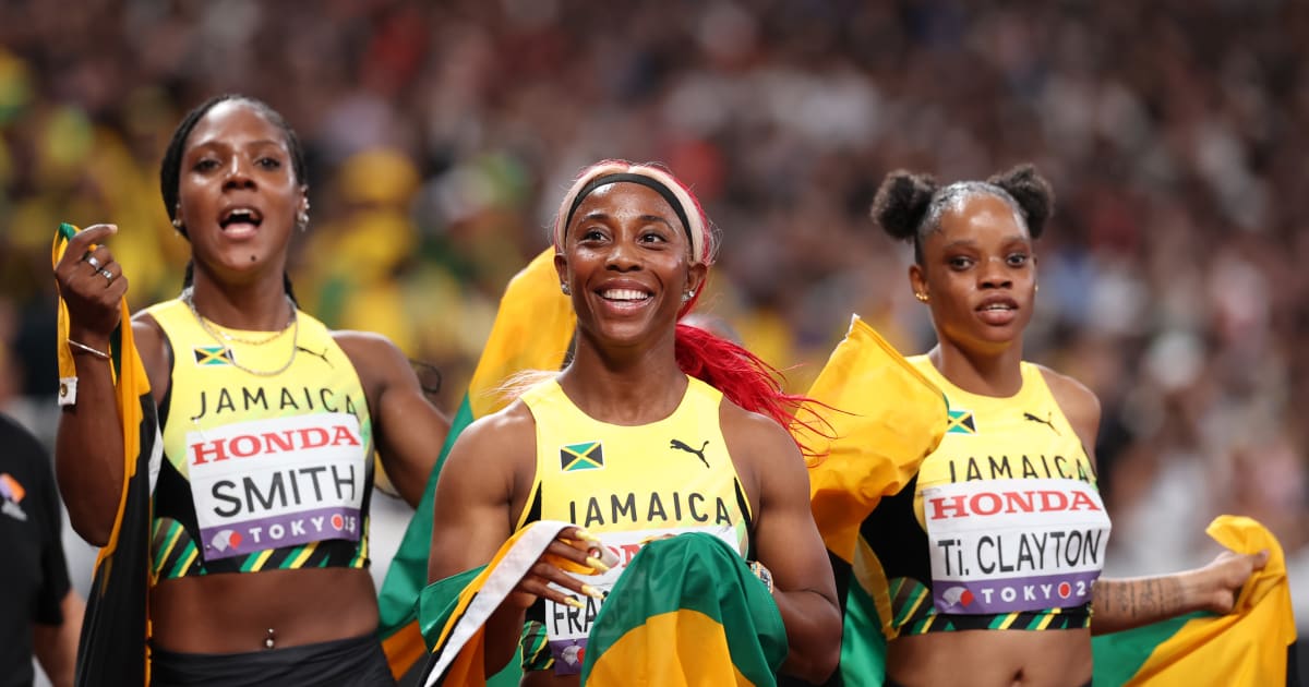 Shelly-Ann Fraser-Pryce wins silver in final World Athletics ...
