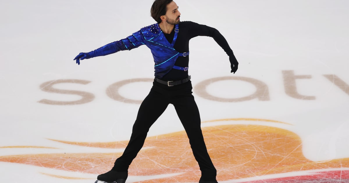 Kevin Aymoz après sa 2e place au programme court de Skate America 2025 ...