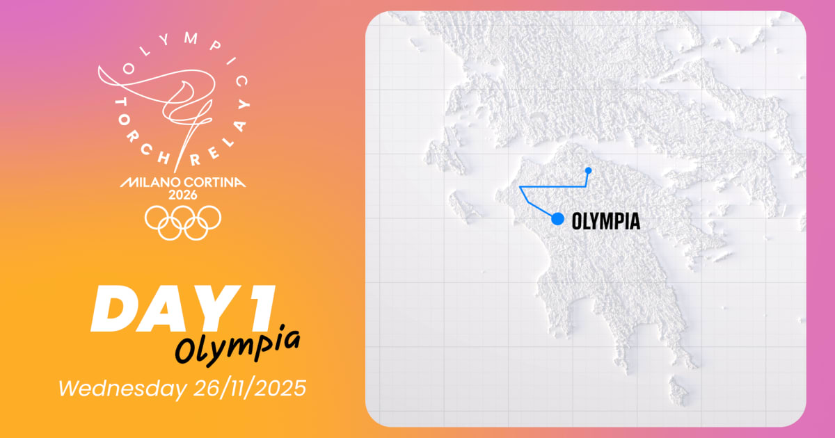Highlights | Day 1 Olympia | Olympic Torch Relay | Milano Cortina 2026