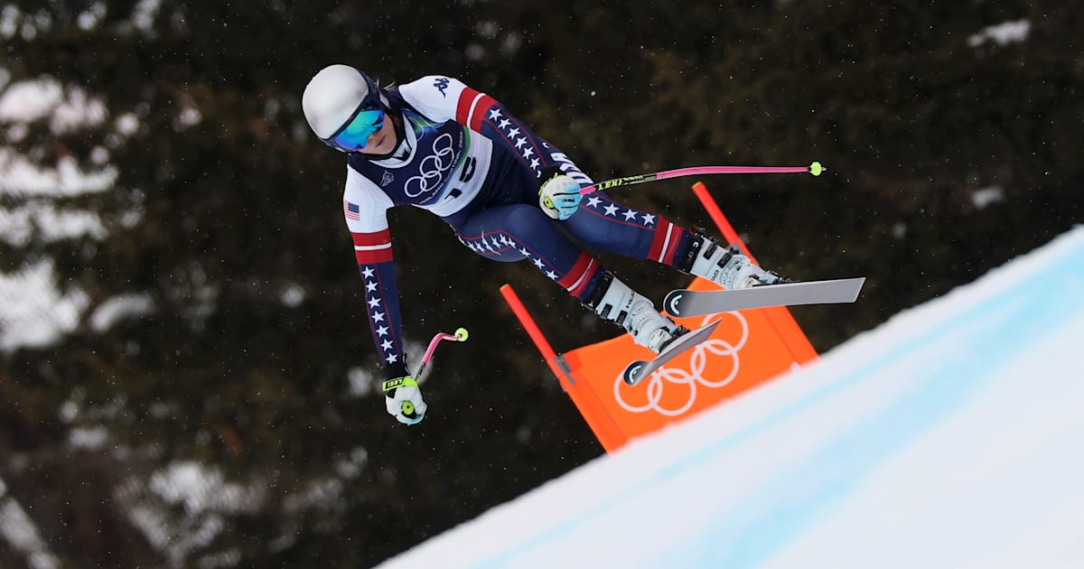 Winter Olympics 2026: Lindsey Vonn third fastest in final downhill ...