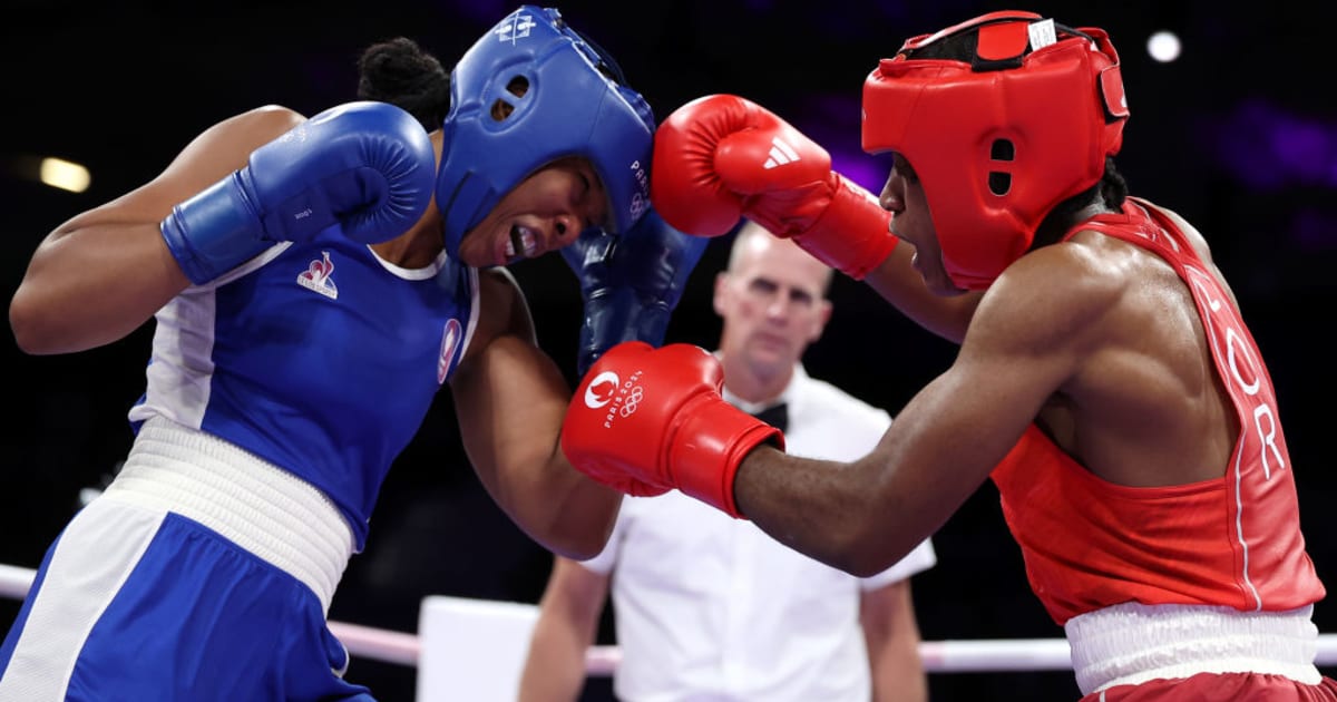 Cindy Winner Djankeu Ngamba (EOR) v Davina Michel (FRA) - Women's 75kg ...