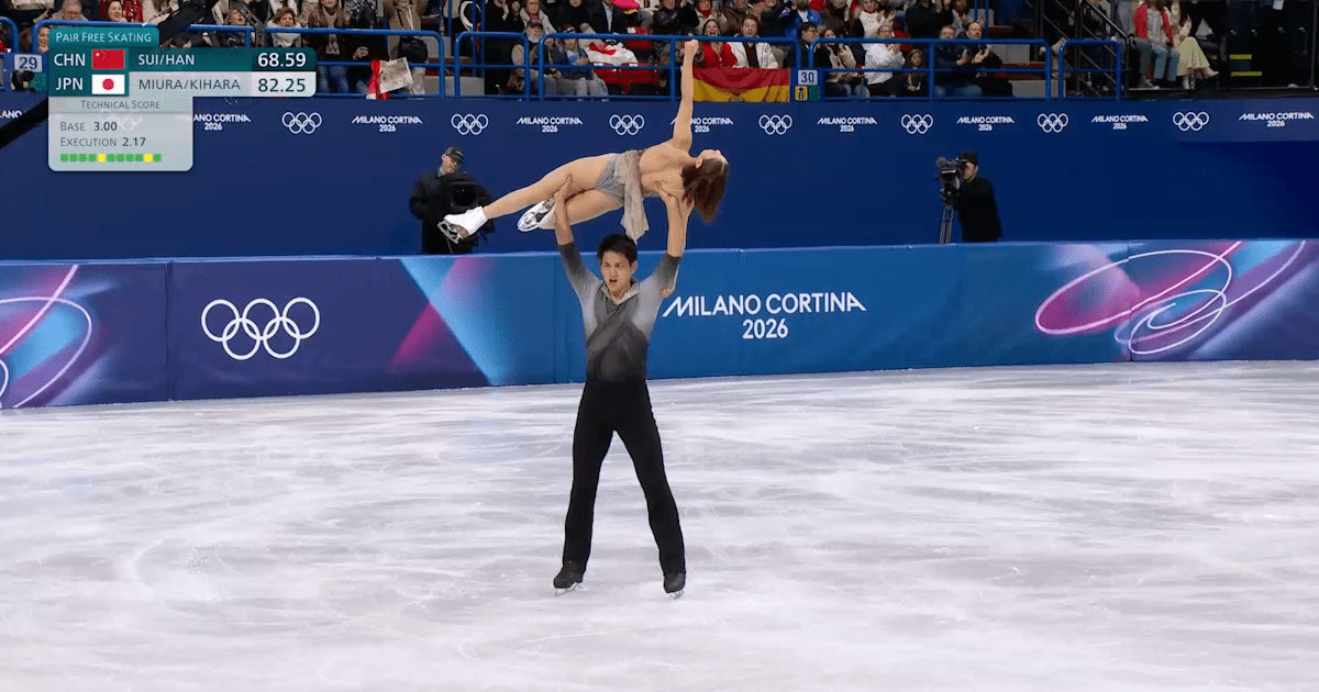 Japan’s Miura and Kihara bounce back to take Pairs Figure Skating gold ...