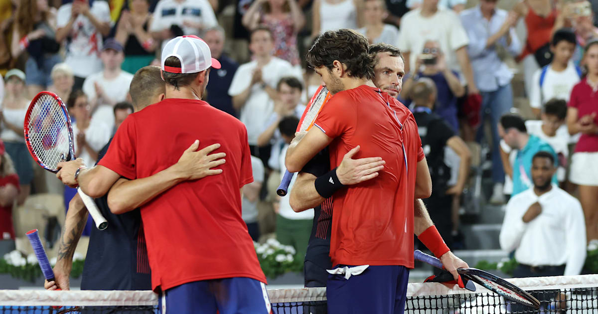 Paul/Fritz (USA) vs. Murray/Evans (GBR) - Herren Doppel Viertelfinale ...