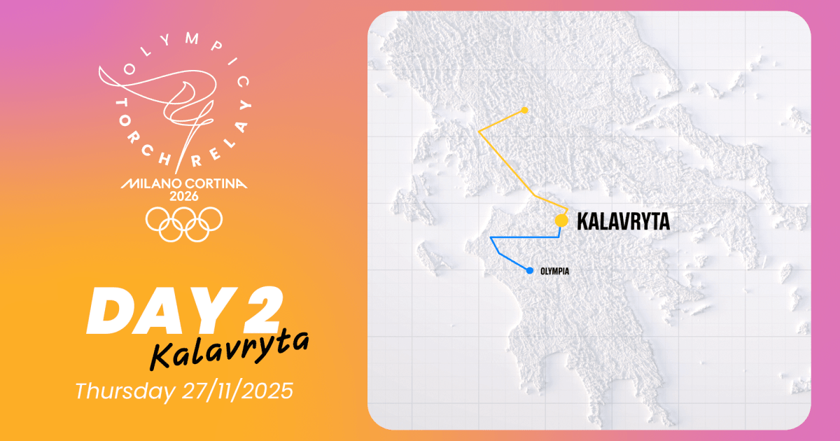 Highlights | Day 2 Kalavryta | Olympic Torch Relay | Milano Cortina 2026