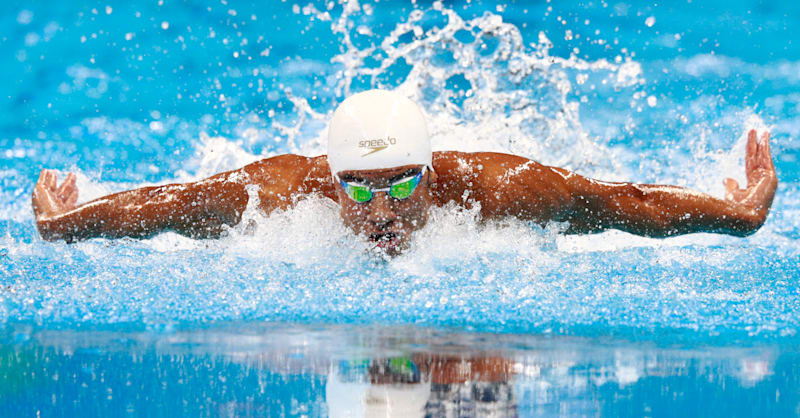 Rami Anis - swimming for "more than 65 million refugees"