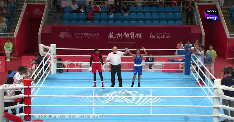 Nikhat Zareen boxing highlights: Asian Games 2023 quarter-finals