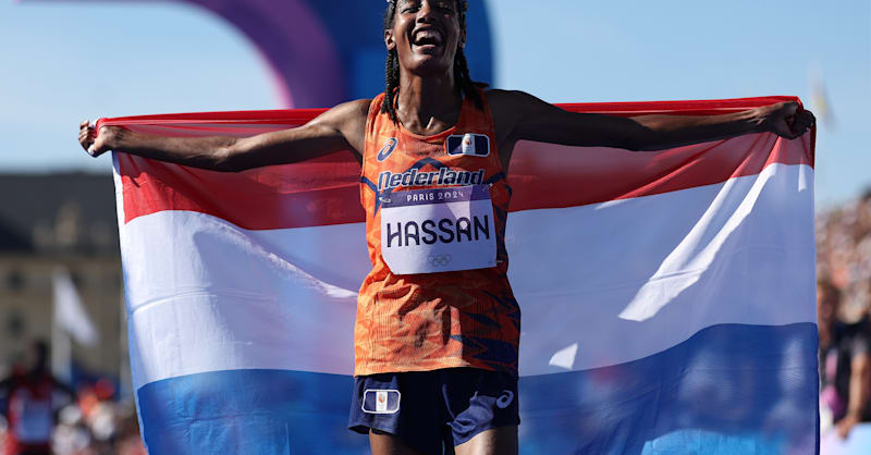 Sifan Hassan wins gold in women's marathon, completes remarkable treble ...