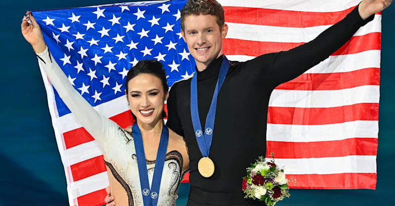USA Figure skating world champions Madison Chock and Evan Bates: We ...
