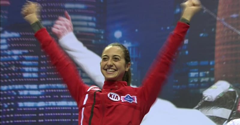 Sarra Besbes wins the Doha Grand Prix