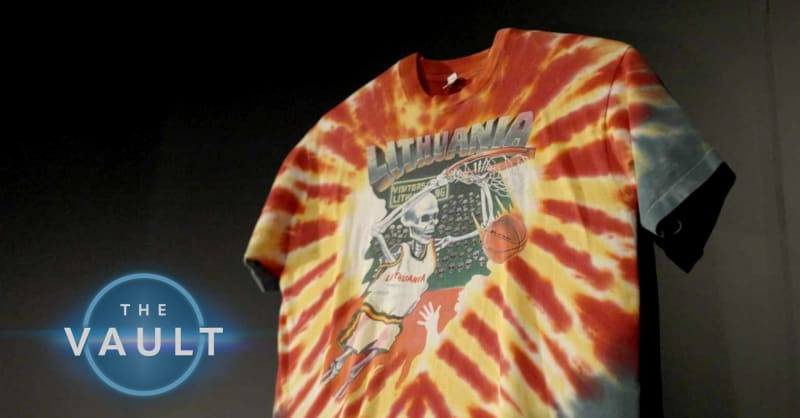 The Iconic Tie-Dyed Skeleton t-shirt of the Lithuanian Basketball Team ...