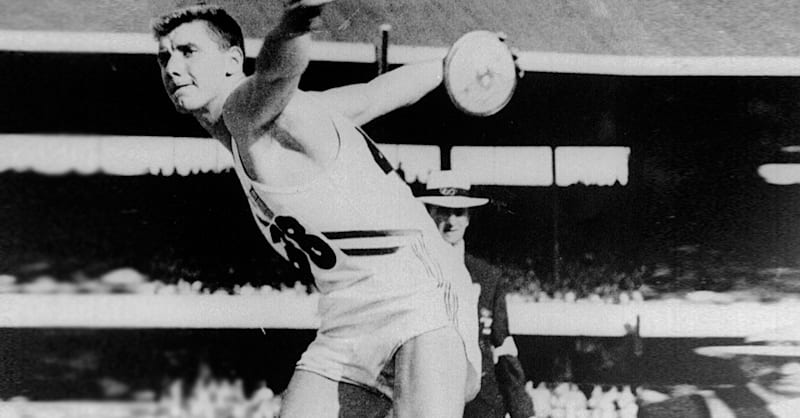 Oerter's Quadruple Discus Olympic Games Gold