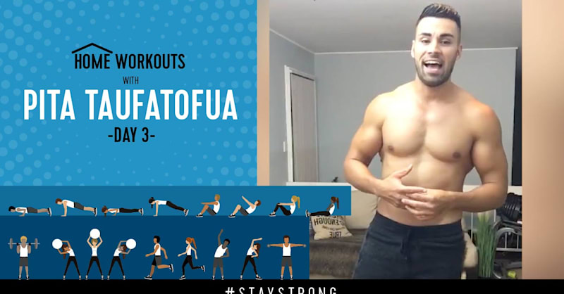 Workout with Pita in Olympic Channel - Day 3