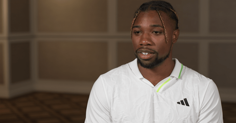 Noah Lyles on pushing the limits on the athletics track: "No, your bar ...