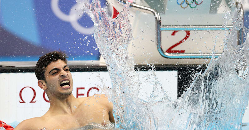 Refugee team swimmer Matin Balsini: Why I love the stress of competition