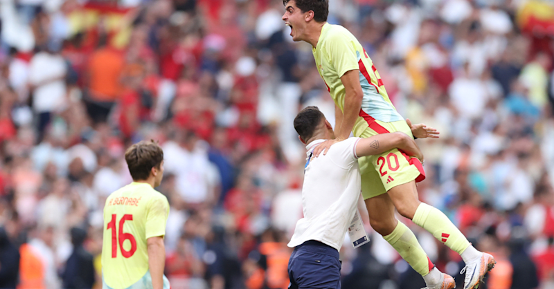Spain defeat Morocco 2-1 in men's football semi-final | Paris 2024 ...