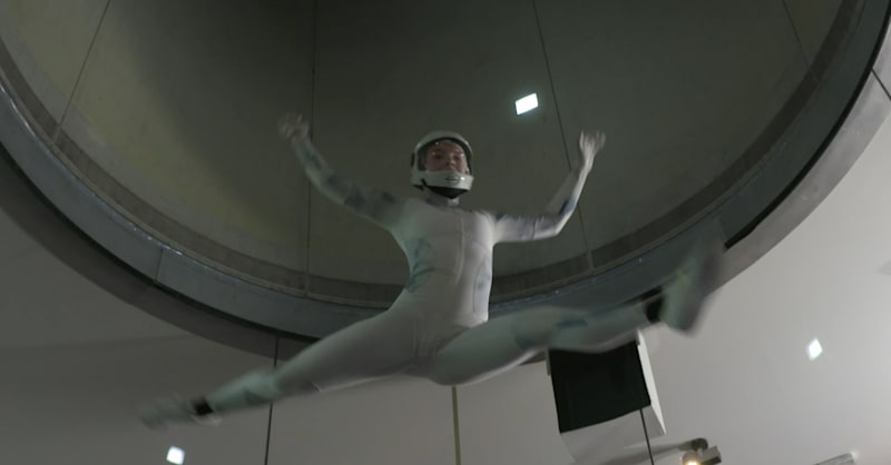 Voici la chute libre indoor