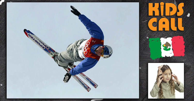 Kids call a daring triple back flip with five twists in Olympic aerials