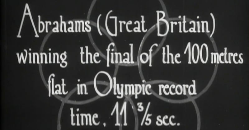 Surprise 100m Victory for Abrahams - Athletics | Paris 1924 Highlights