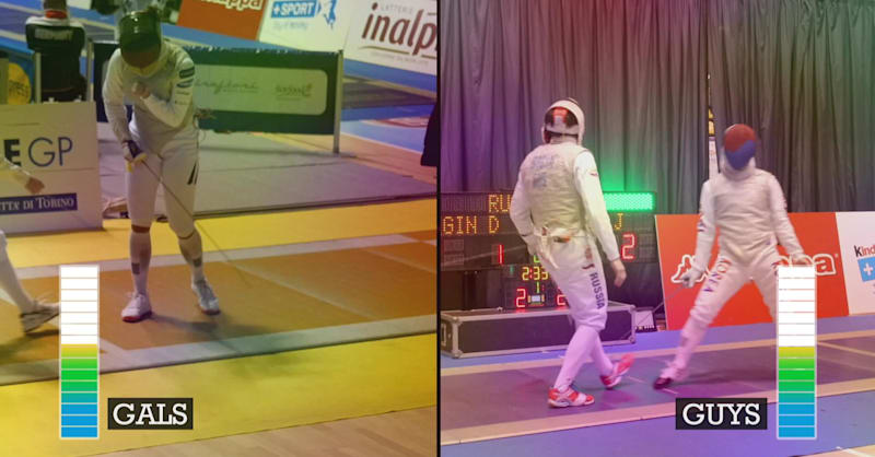 Fencing Screams: Guys vs Gals