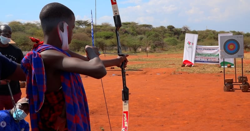 "Arrows for Peace" using archery to help youth in Kenya