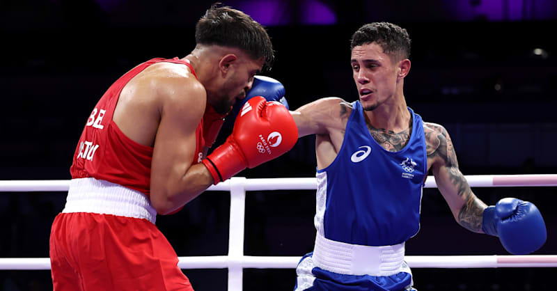 Australia's Charlie Senior wins Paris 2024 Olympics boxing round of 16 ...