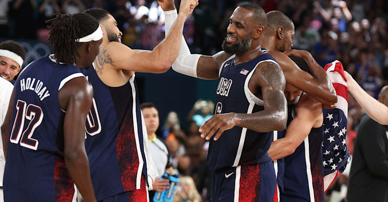 France v Team USA: Paris 2024 men’s basketball final in pictures