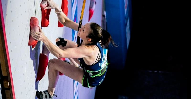 American women's speed climbing record holder Emma Hunt: "It is so ...