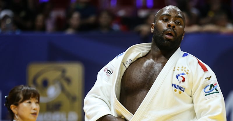 Riner on his favourite Anime cartoon character