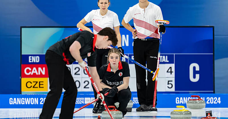 Mixed Doubles Round Robin CAN - CZE | Curling | Highlights | Winter ...