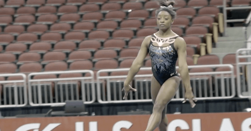 SImone Biles gives sneak peek