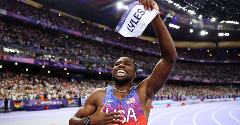 Noah Lyles takes gold in men’s 100m final at Paris 2024 Olympics | Watch the highlights