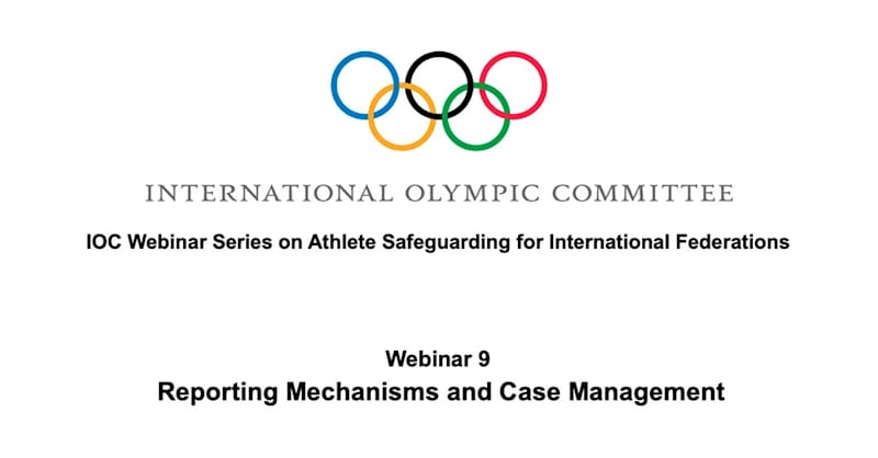 Reporting Mechanisms and Case management | Webinar 9