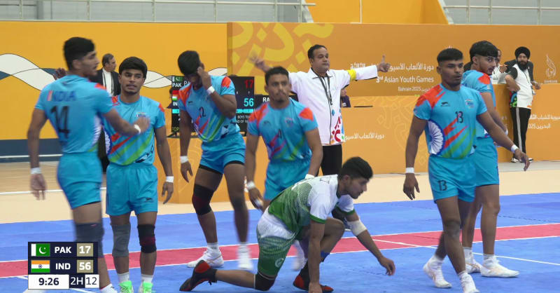 India vs Pakistan kabaddi | Asian Youth Games 2025 highlights